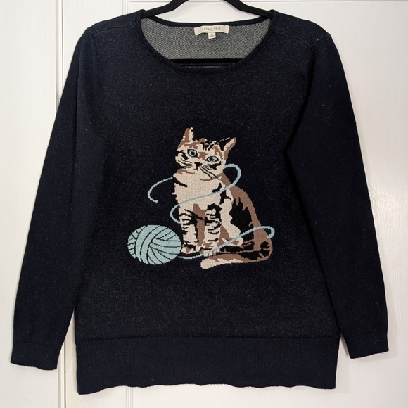 astrologie | Sweaters | Astrologie Cat Yarn Graphic Sweater Womens M ...